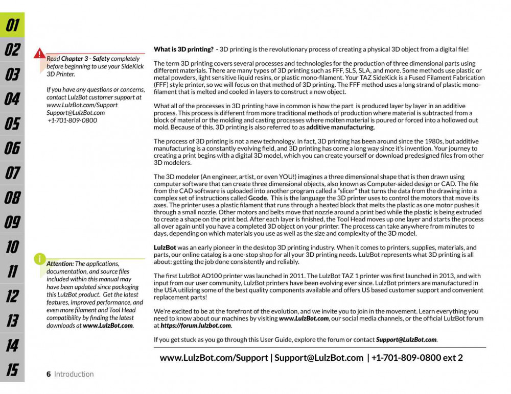 LulzBot TAZ SideKick document image 8