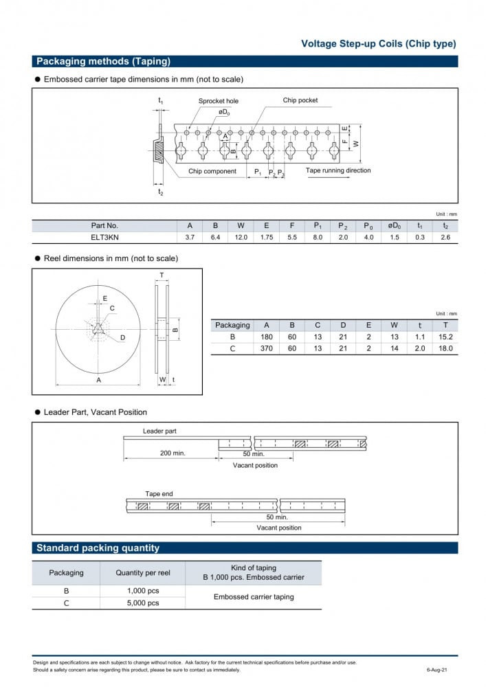 Panasonic ELT3KN series datasheet page 4