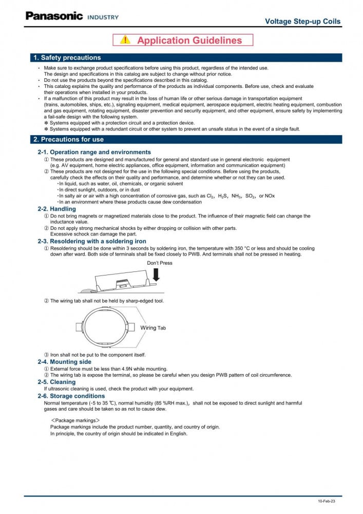 Panasonic ELT3KN series datasheet page 6
