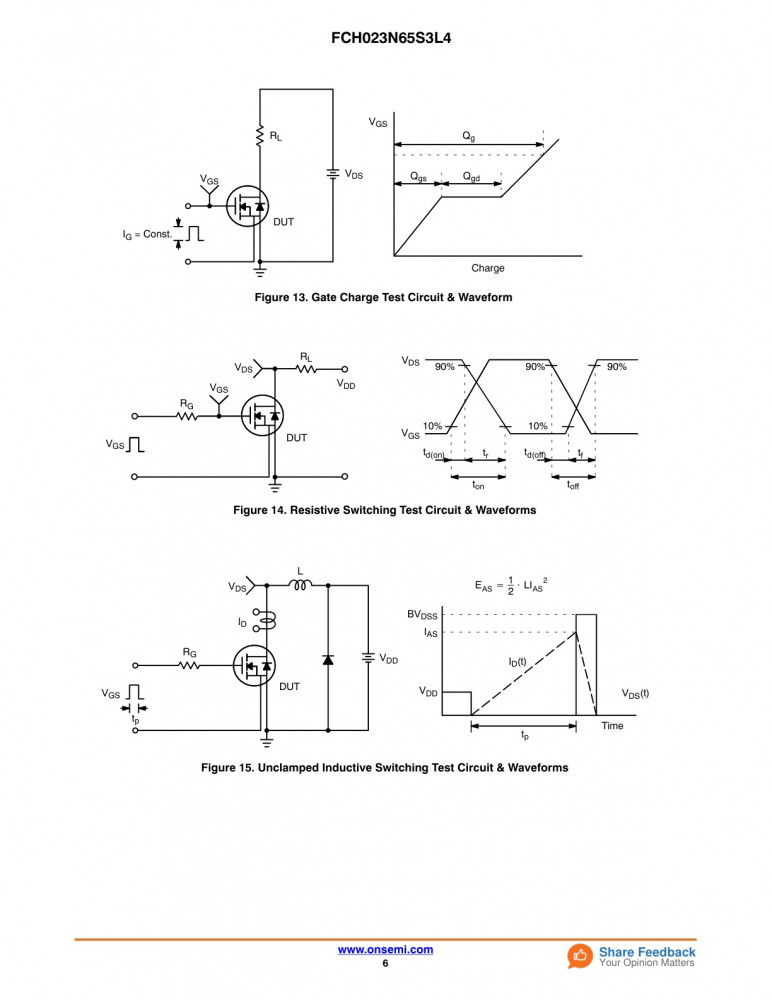 FCH023N65S3L4 datasheet page 6