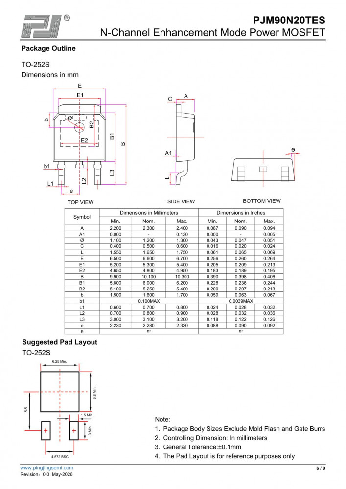 PJM90N20TES datasheet page 6