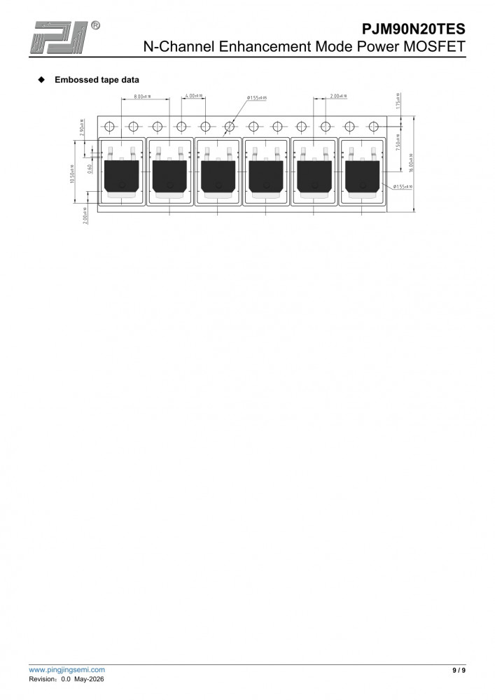 PJM90N20TES datasheet page 9
