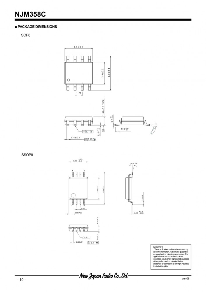 NJM358CG-TE2 datasheet page 10