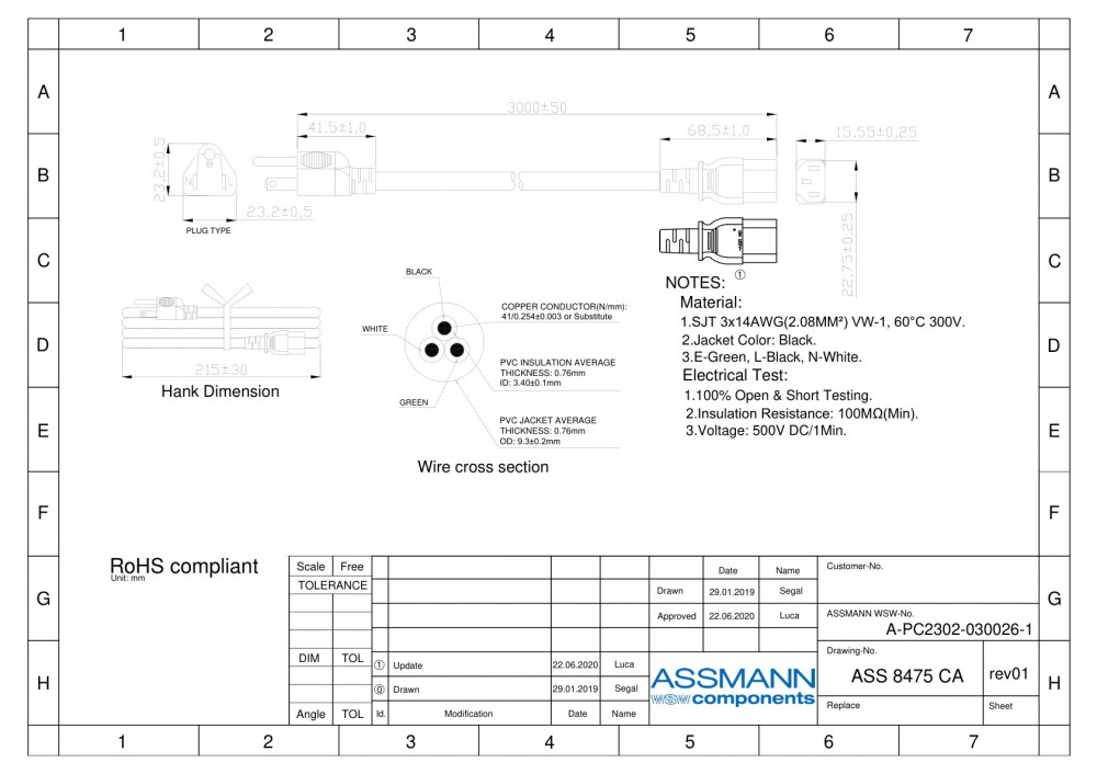 A-PC2302-030026-1 technical drawing