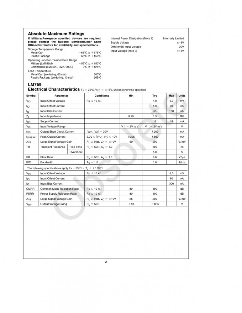 LM759 technical document page 4