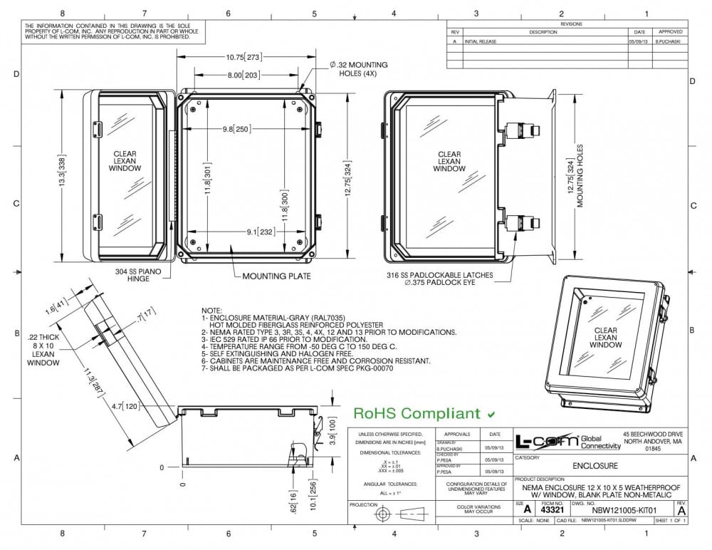 NBW121005-KIT01 technical document page