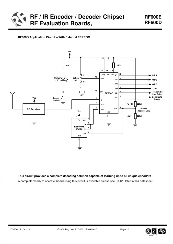 RF600E-SO technical document page 10