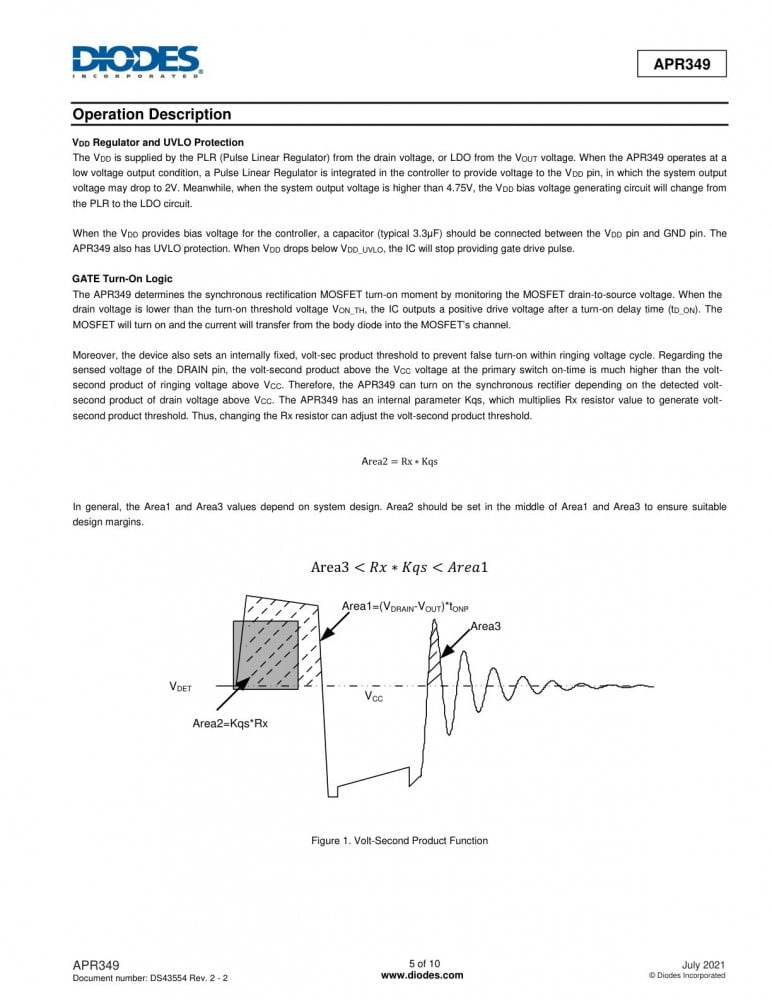 APR349W6-7 datasheet page 5