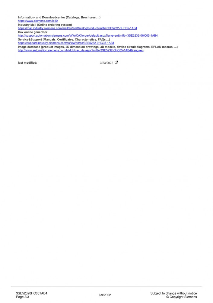 3SE52320HC051AB4 technical document page 3
