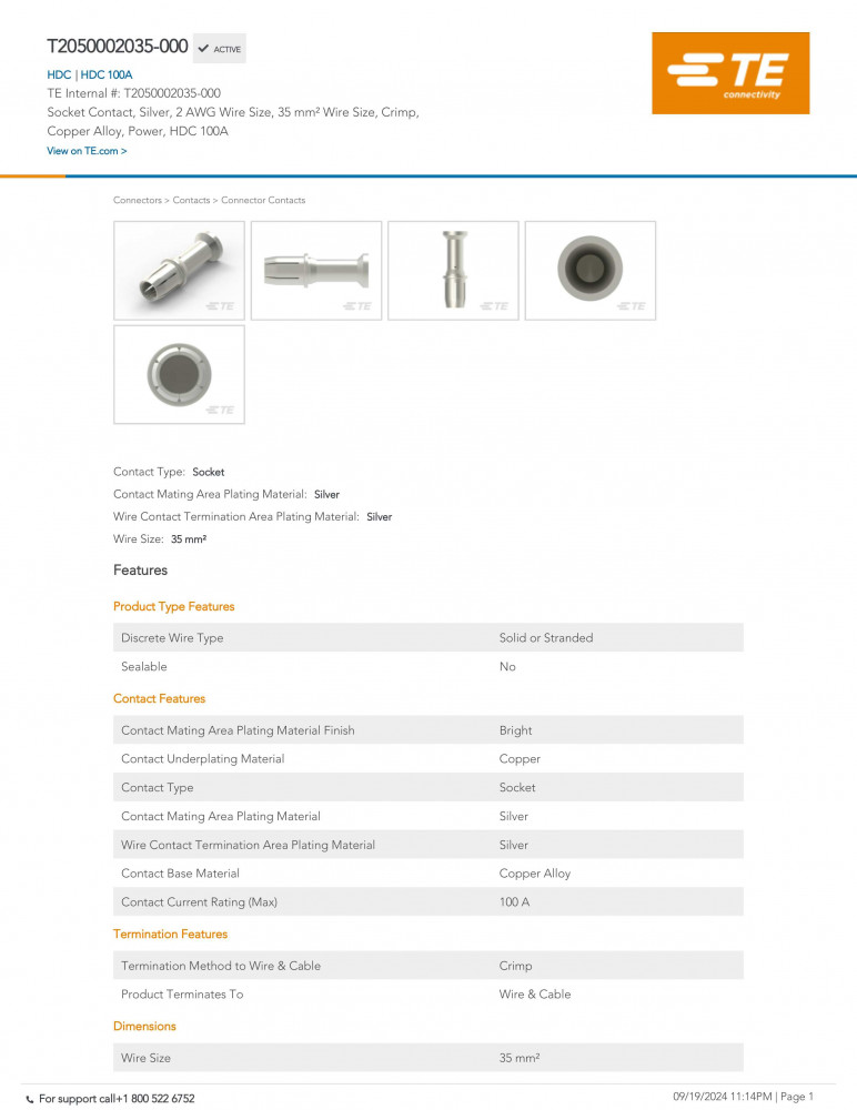 T2050002035-000 technical document page 1