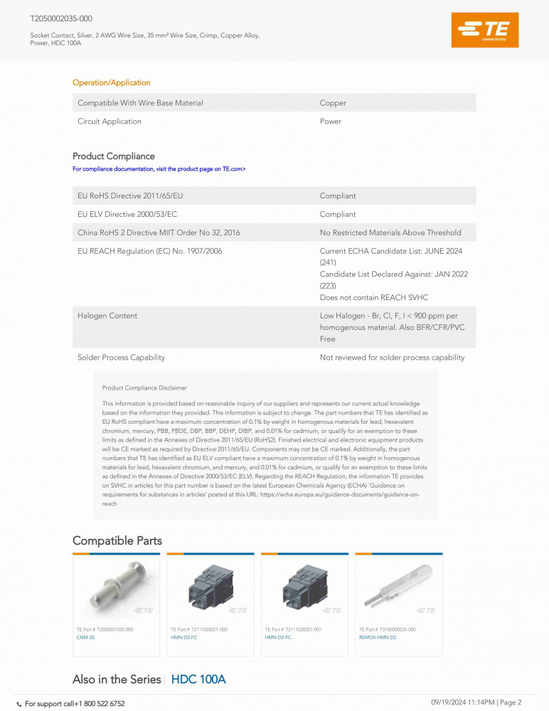T2050002035-000 technical document page 2