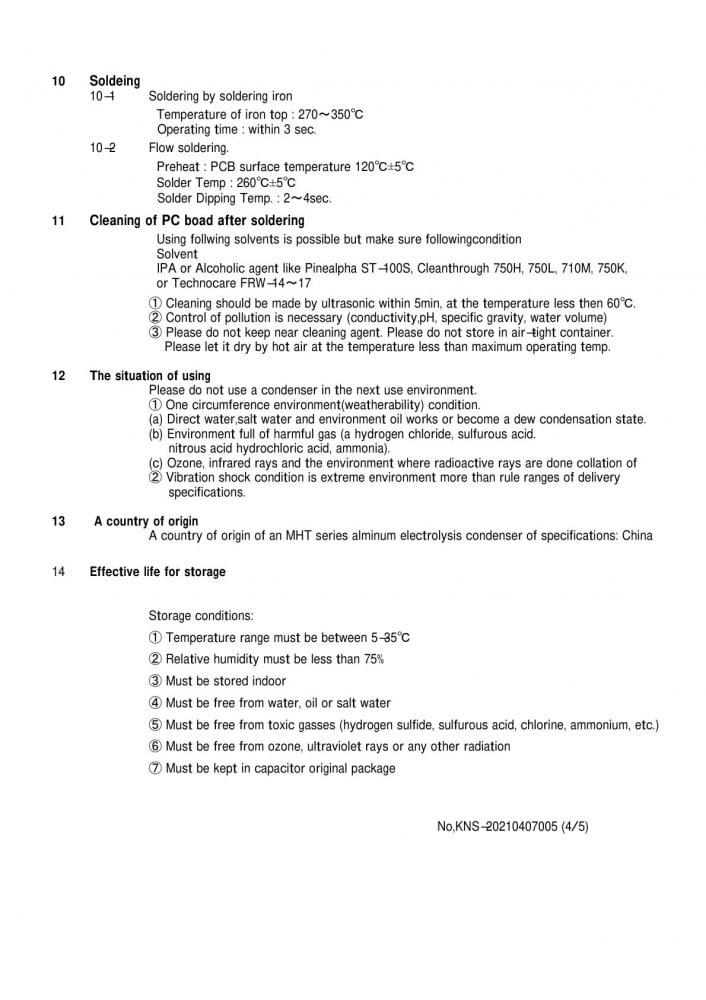 KNSCHA 87EC0265 datasheet page 4