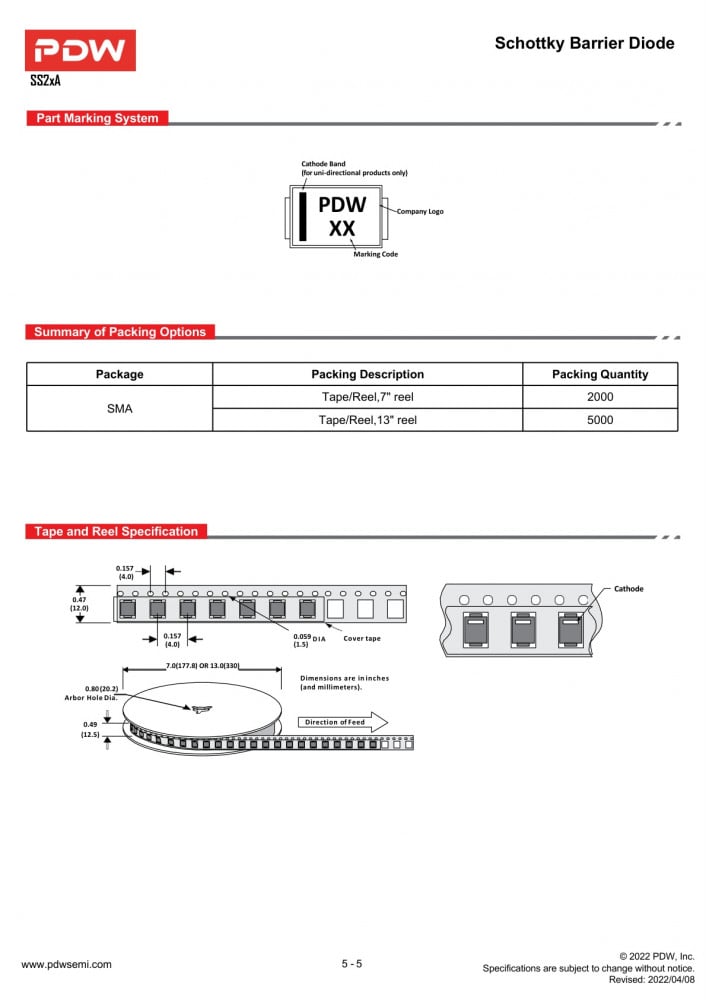 SS26A datasheet page 5