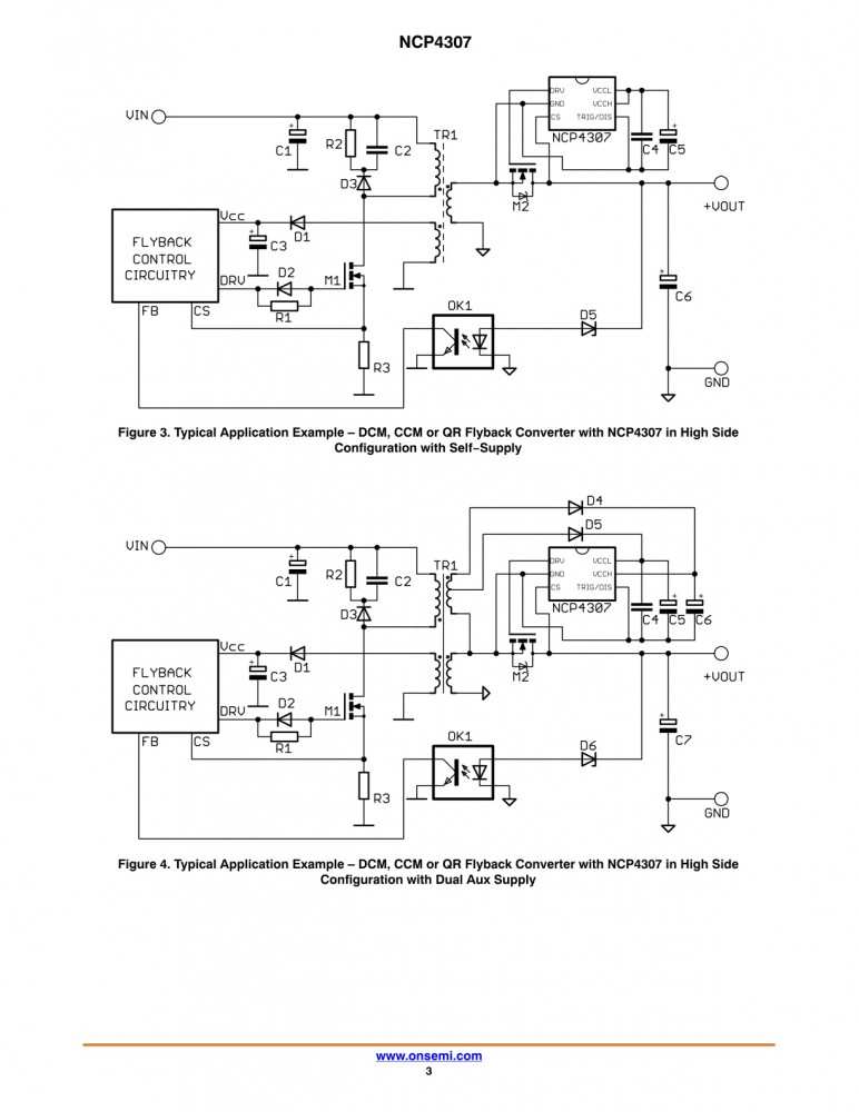 NCP4307 datasheet page 3