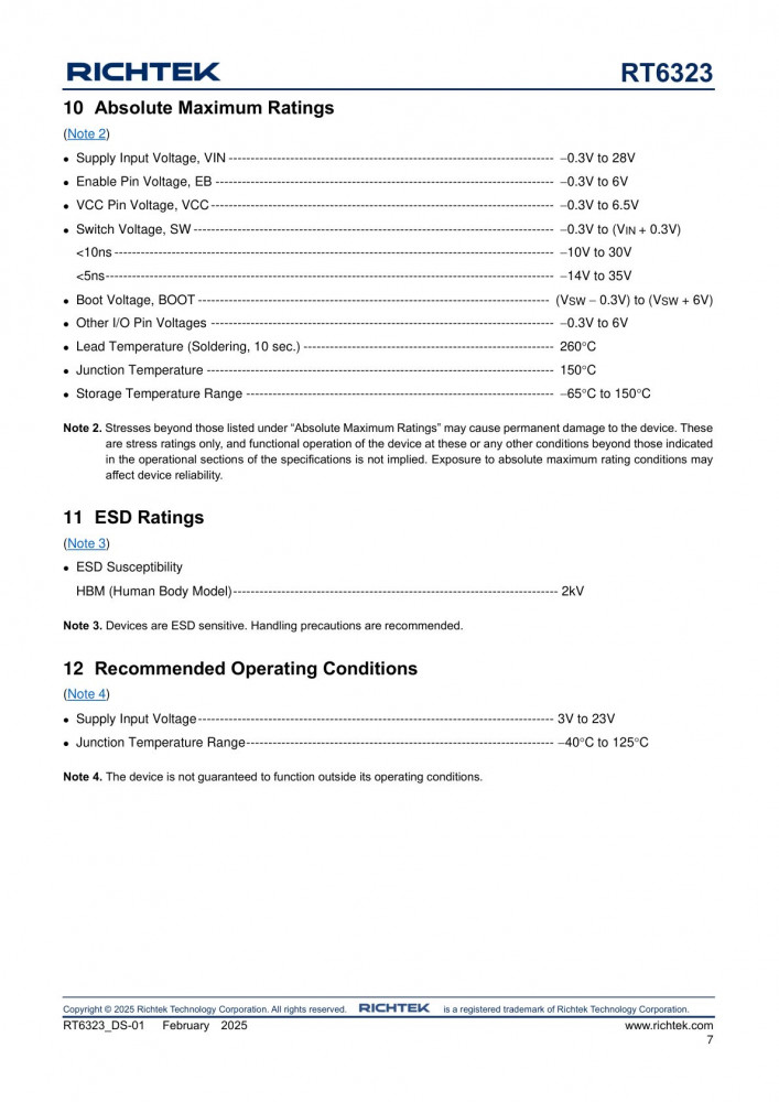 RT6323 technical document page 7