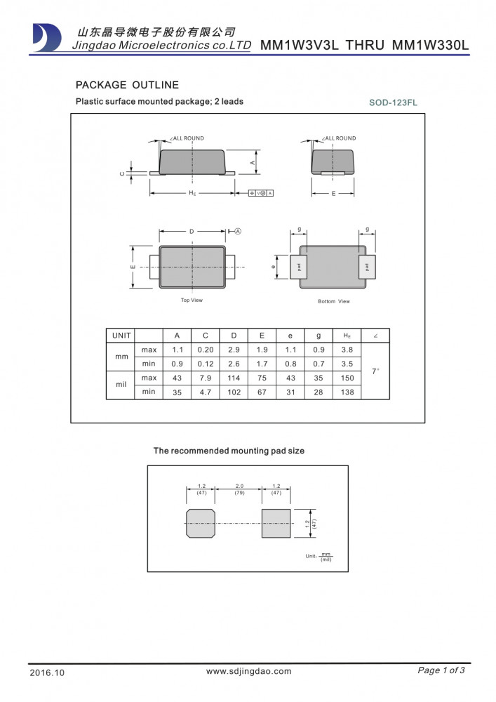 MM1W36L datasheet page 3
