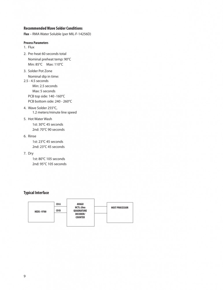 HEDS-9700 datasheet page 9