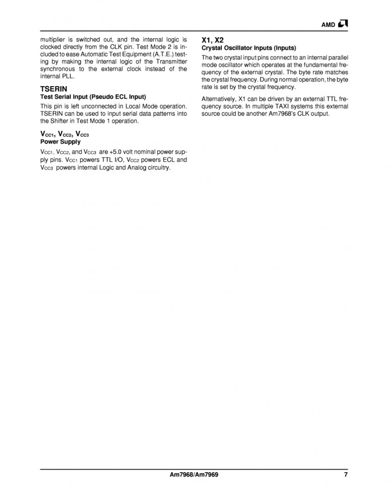 AM7968-125JC datasheet page 8
