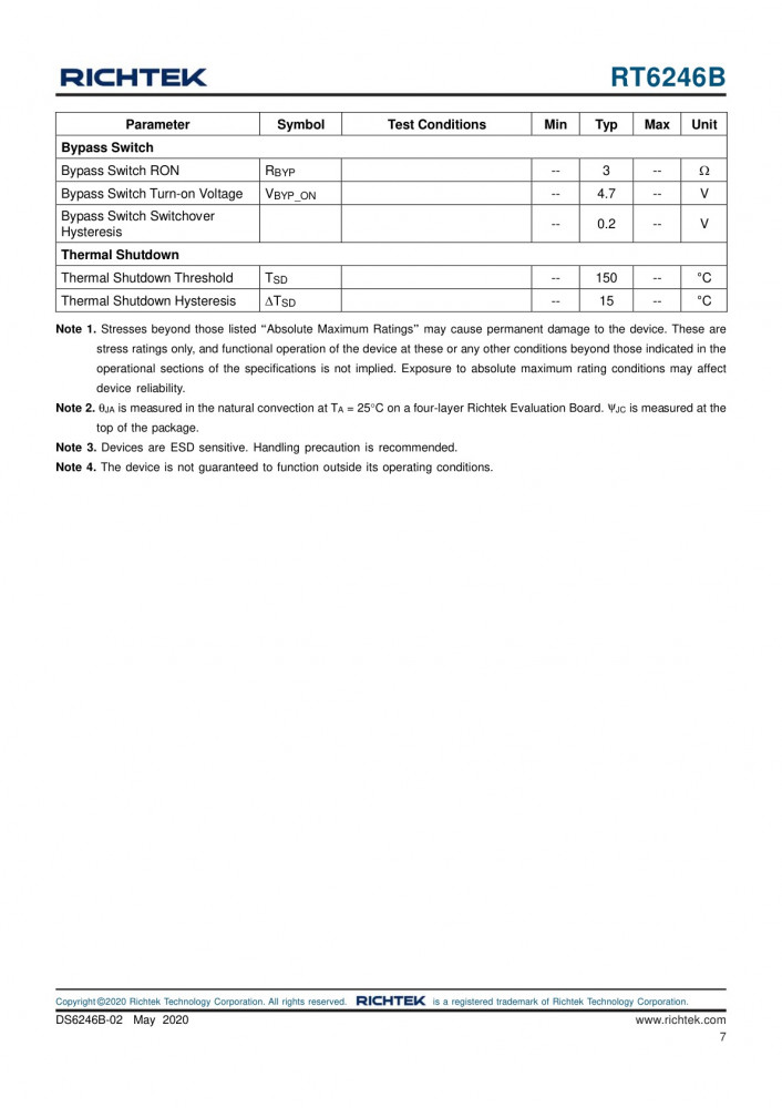 RT6246B datasheet page 7