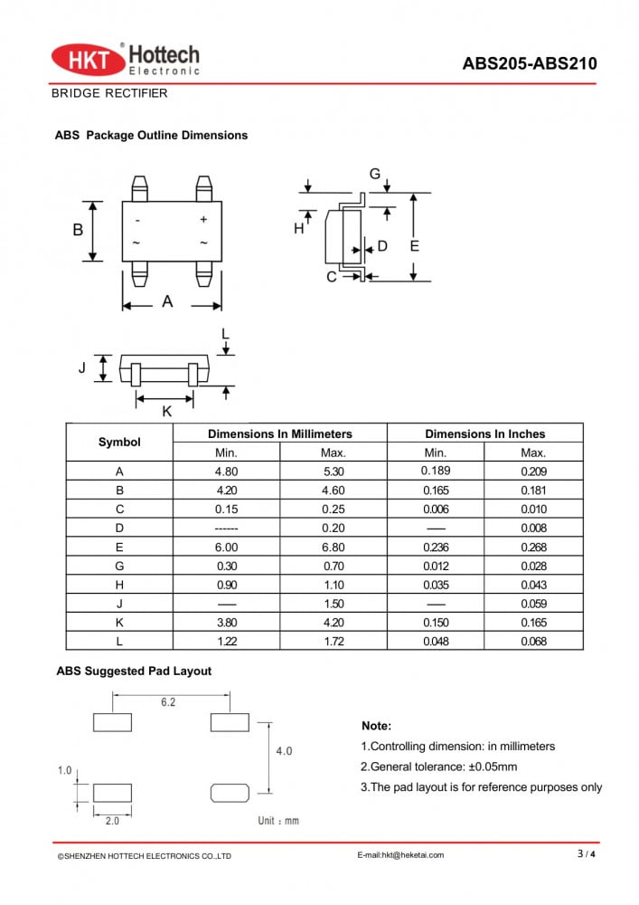ABS210 bridge rectifier datasheet page 3