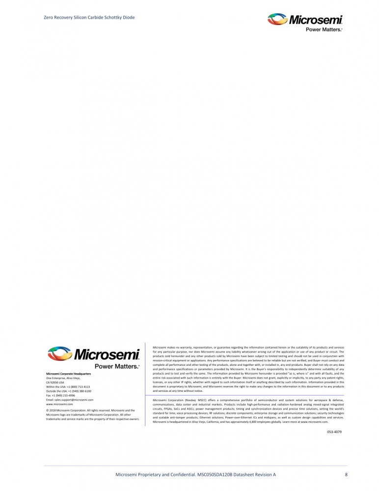 MSC050SDA120B datasheet page 10