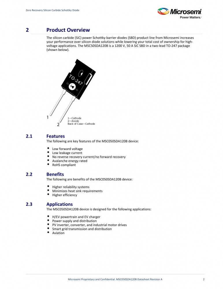 MSC050SDA120B datasheet page 4