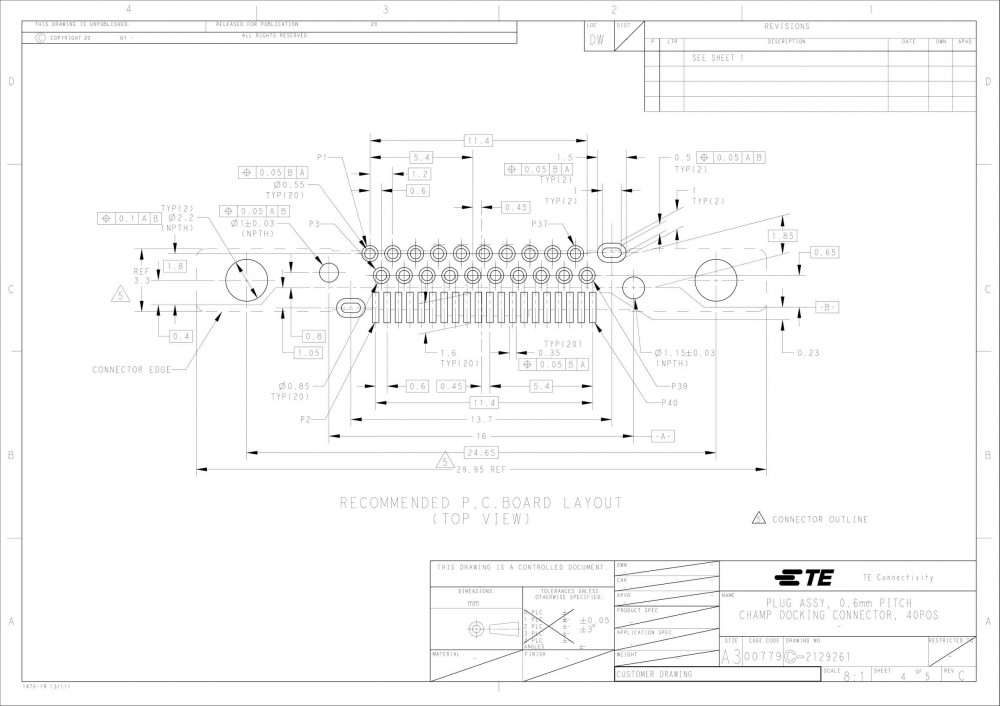 TE Connectivity 2129261-1 drawing page 4
