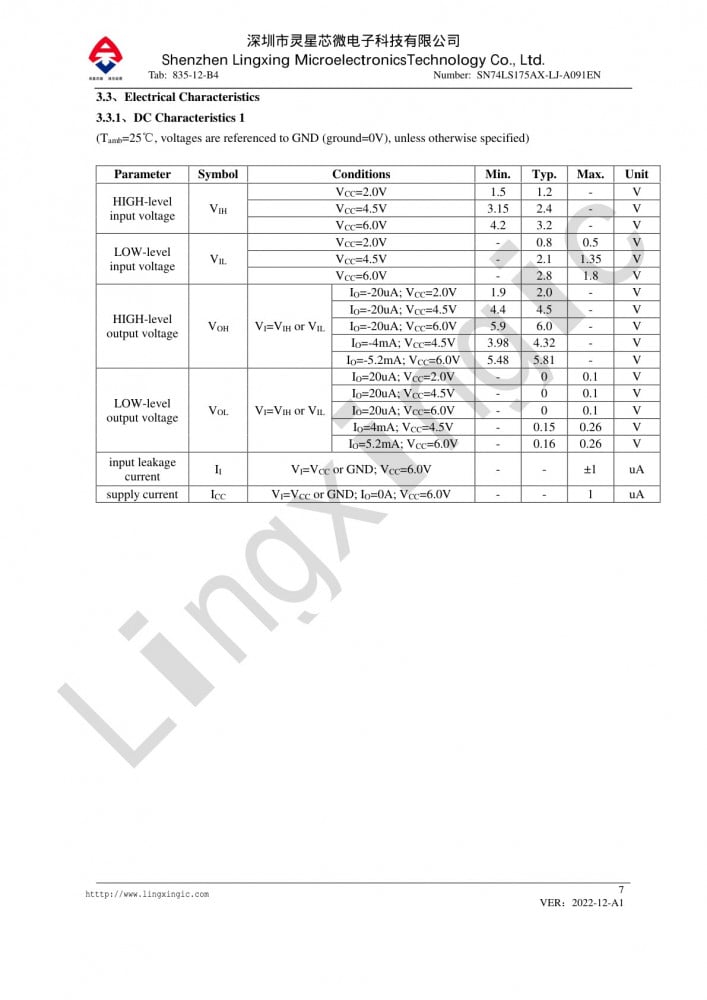 SN74LS175DR(LX) datasheet page 10