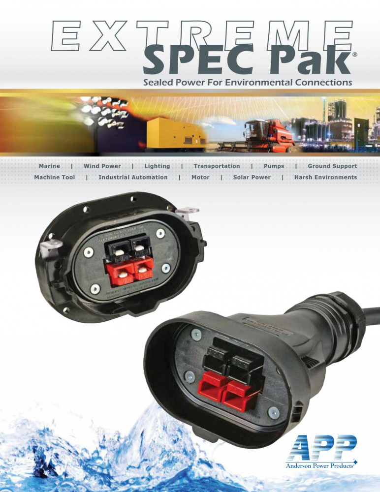 Anderson Power SPEC Pak technical document page 1