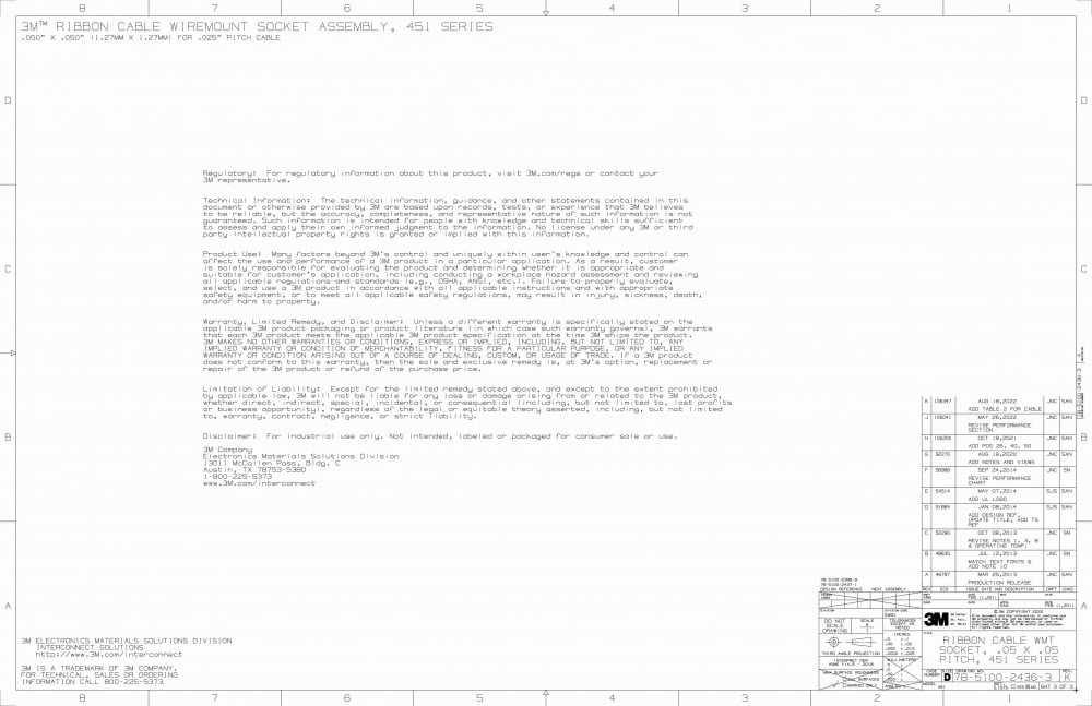 3M 3448-45140 technical drawing page 3