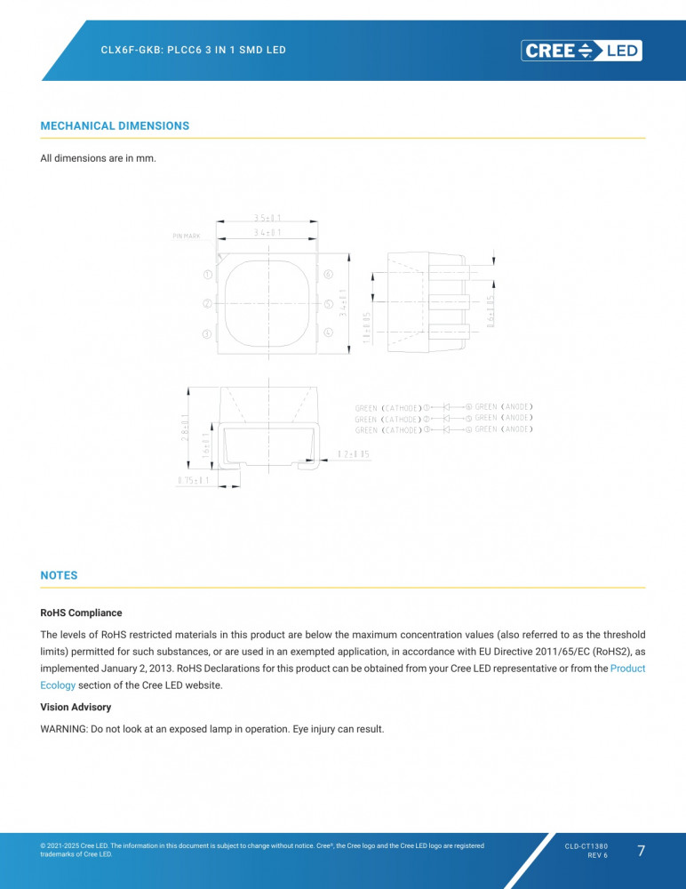 CLX6F-GKB datasheet page 7