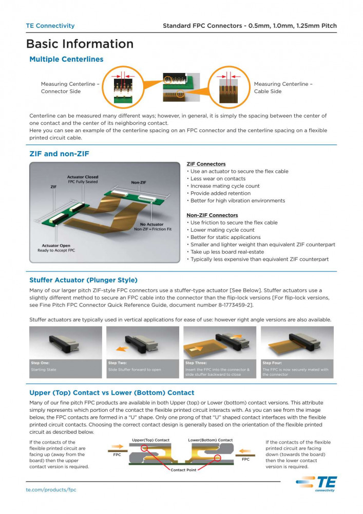 TE Connectivity FPC connector guide page 2