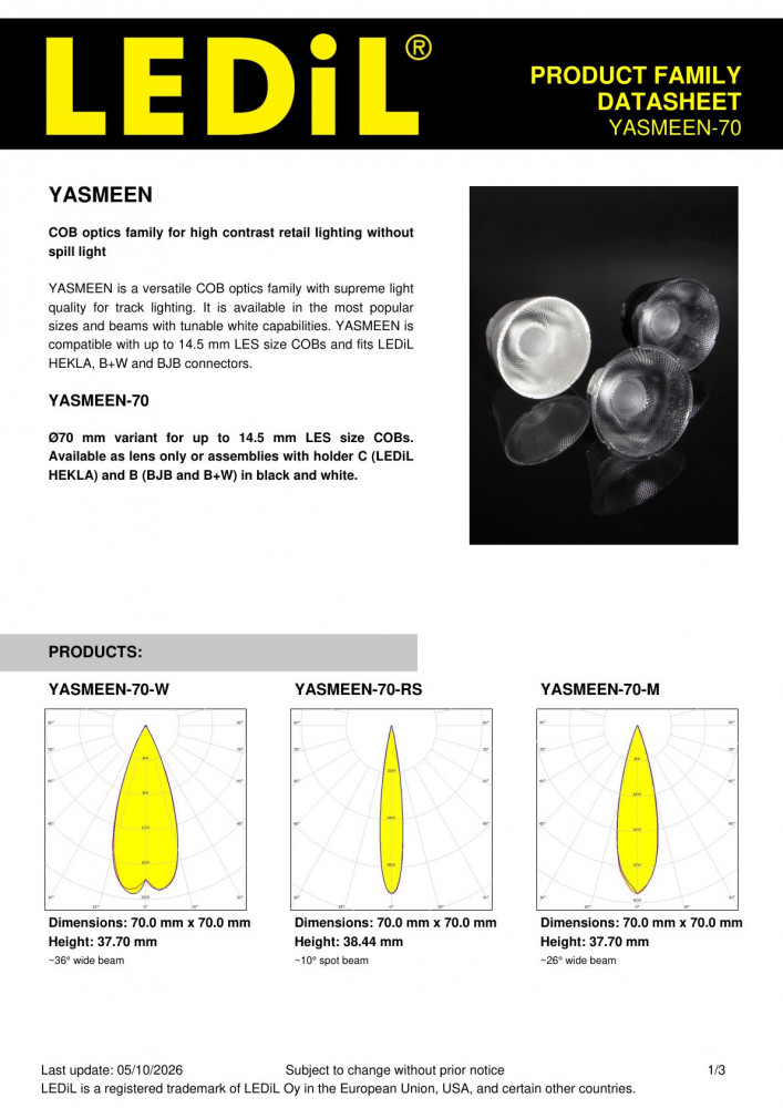 YASMEEN-70-WWW technical document, page 1