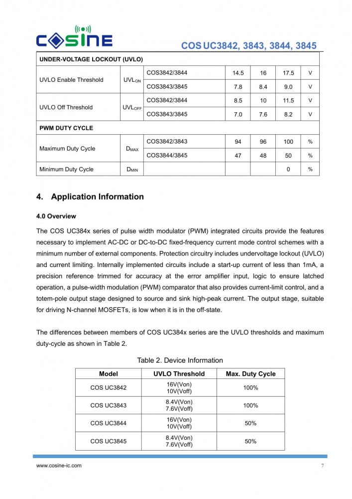 UC3842BD datasheet page 7