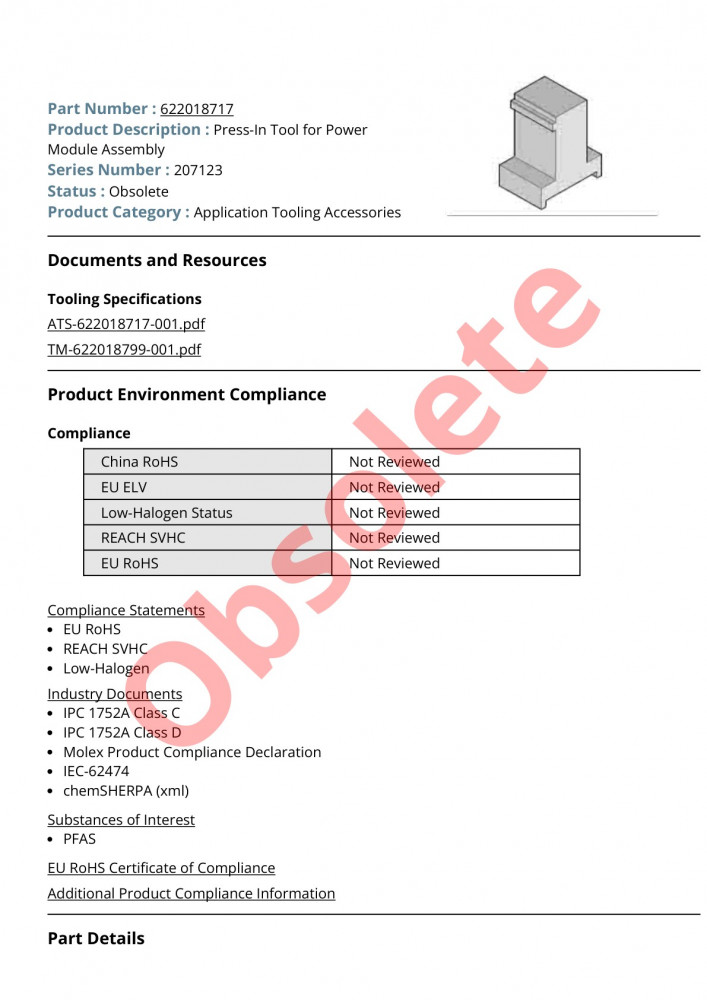 Tooling document image, page 1