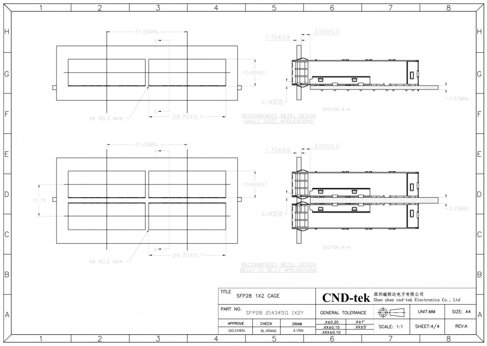 SFP28 21434511 1X2Y drawing page 4