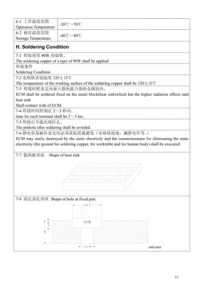 INGHAi ECM specification page 5
