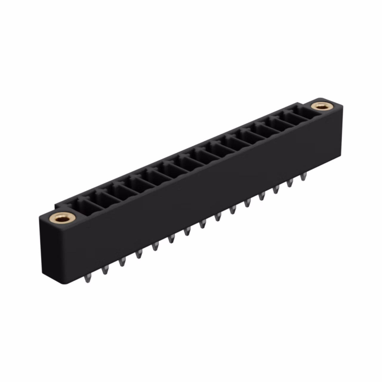 3.50mm Pitch Eurostyle Vertical PCB Header, with Threaded Retention Inserts, 15 Circuits for sale