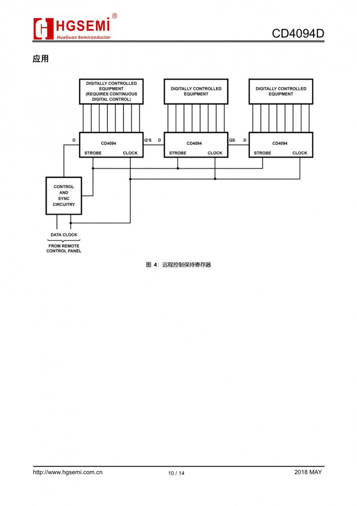 CD4094DMT/TR datasheet page 10