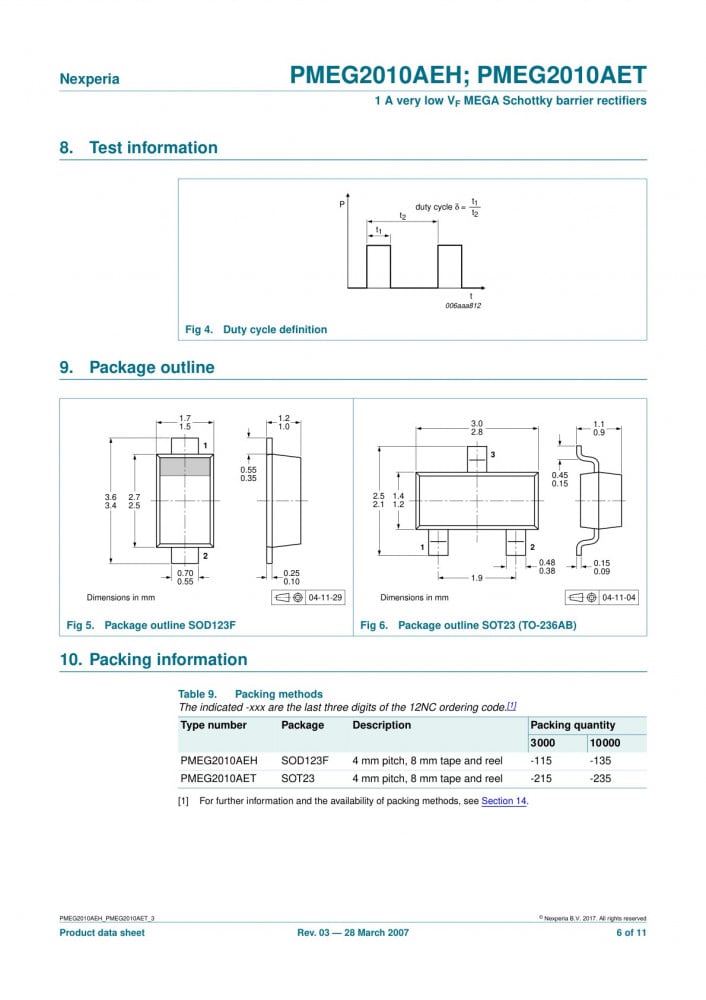 PMEG2010AET datasheet page 6