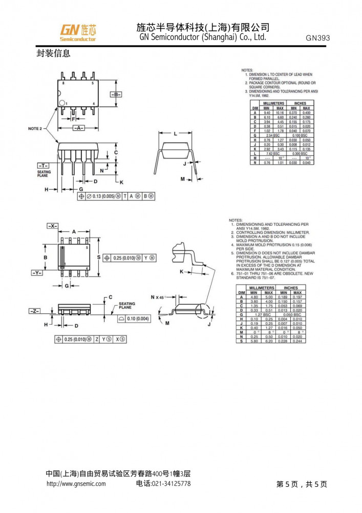 GN393 technical document page 5