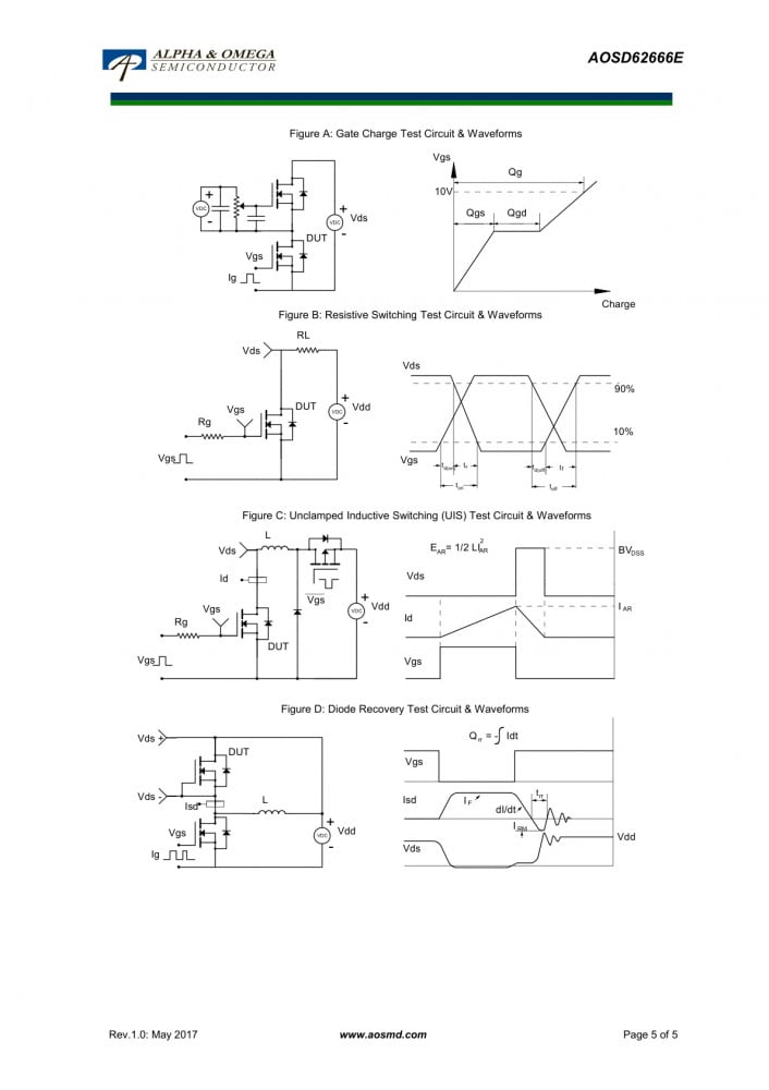 AOSD62666E datasheet page 5