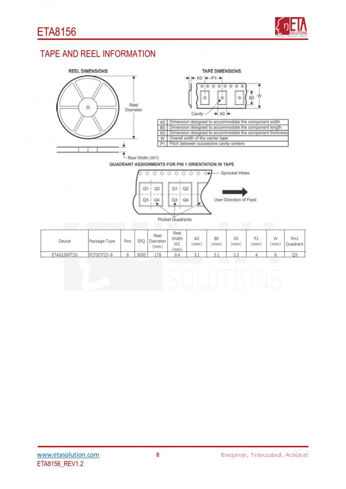 ETA8156 datasheet page 8