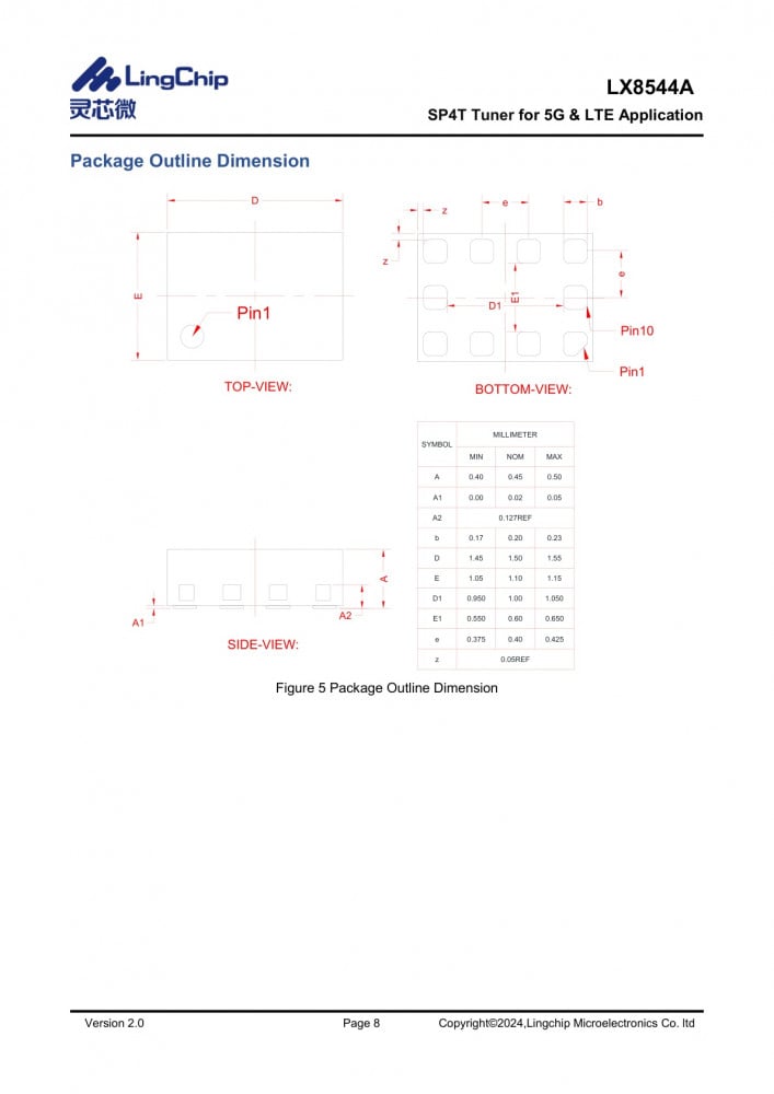 LX8544A datasheet page 8