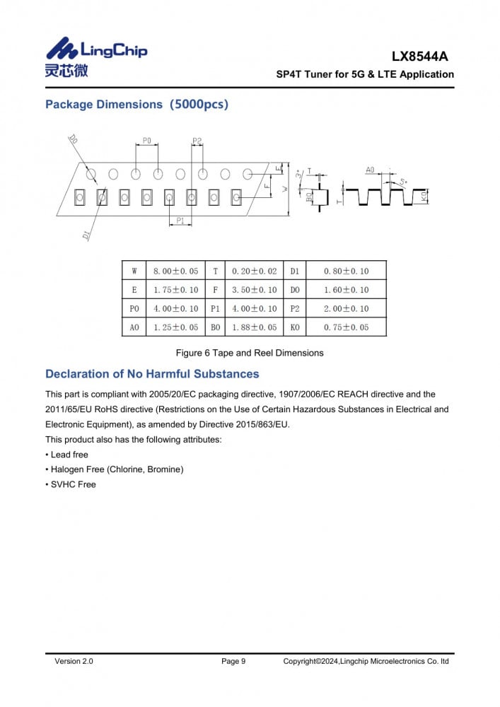 LX8544A datasheet page 9