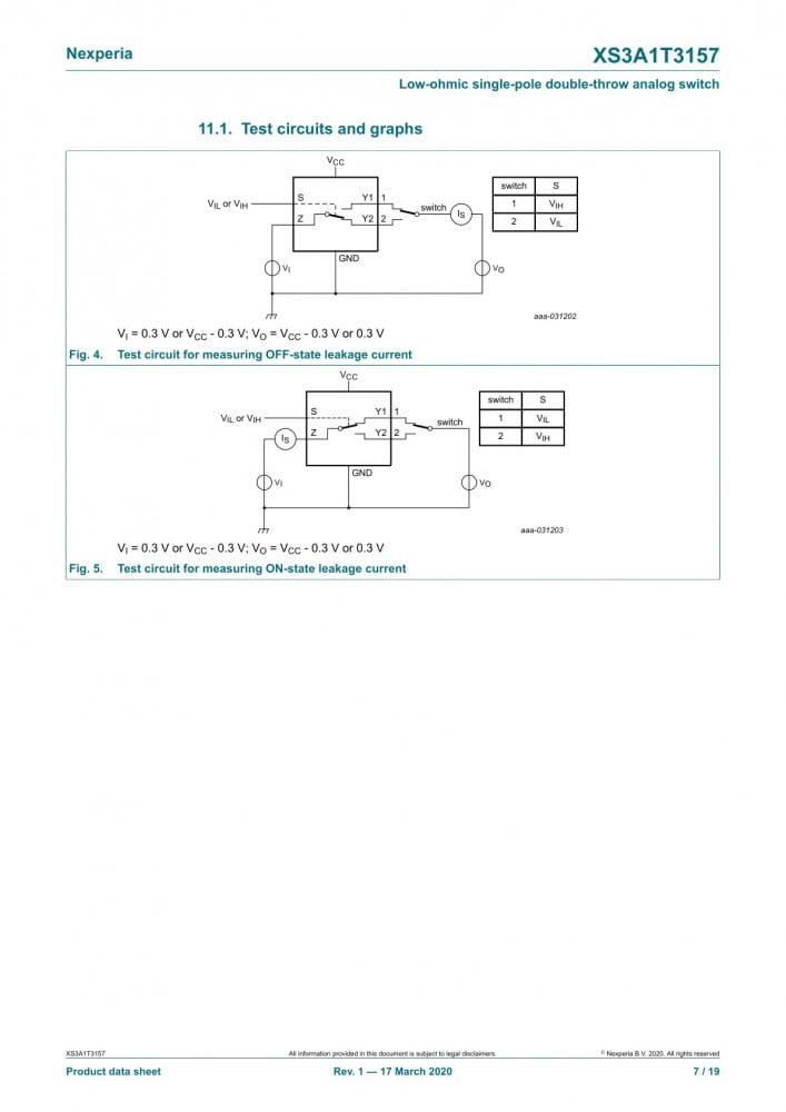 XS3A1T3157GMX datasheet page 7