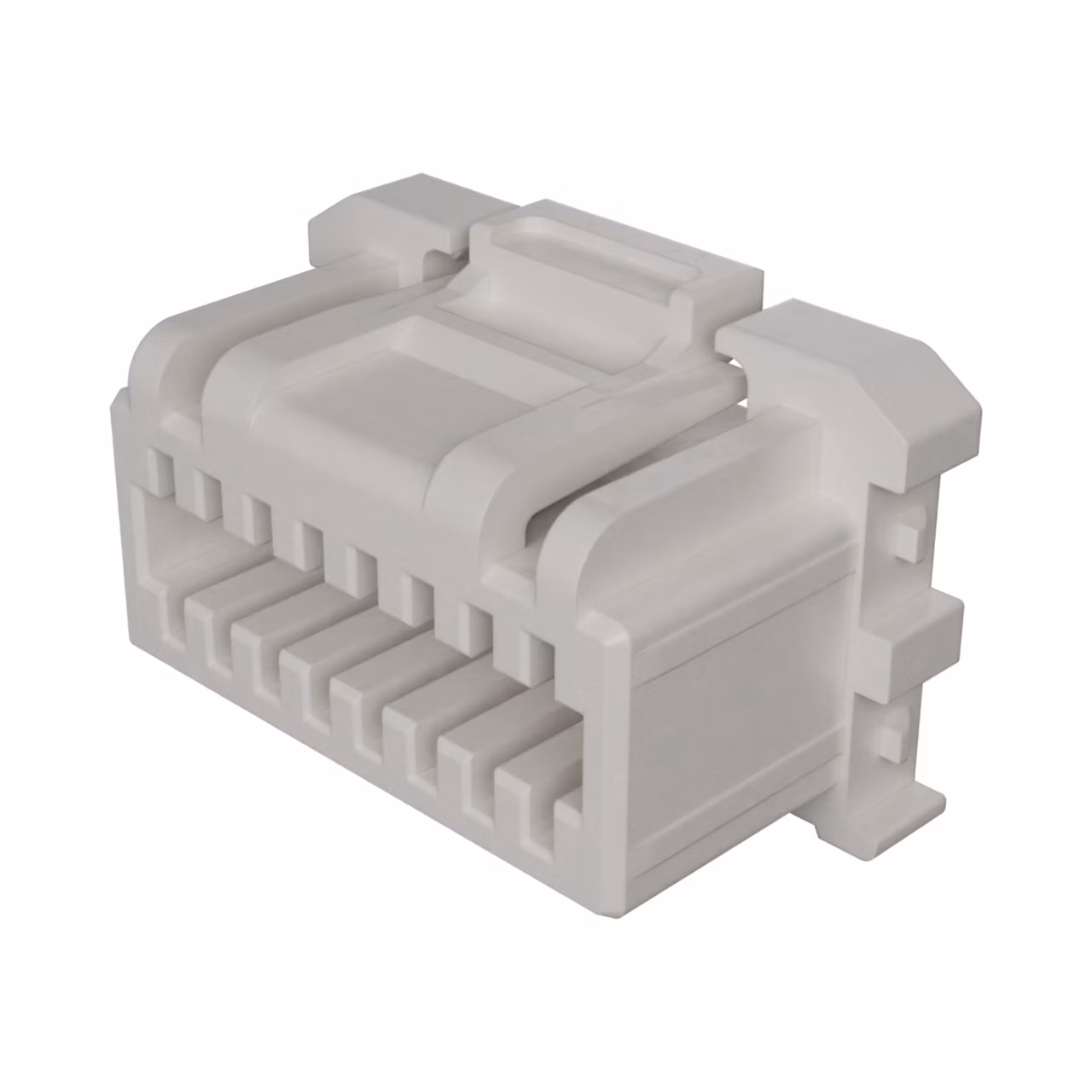 Micro-Lock Plus TPA Type Receptacle Housing, 1.25mm Pitch, Low-Halogen, Dual Row, Positive Lock, 16 Circuits, Natural (White) for sale