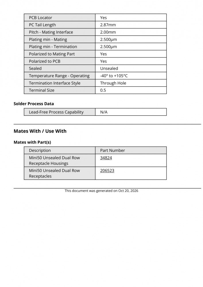 MOLEX 348259124 document preview, page 3