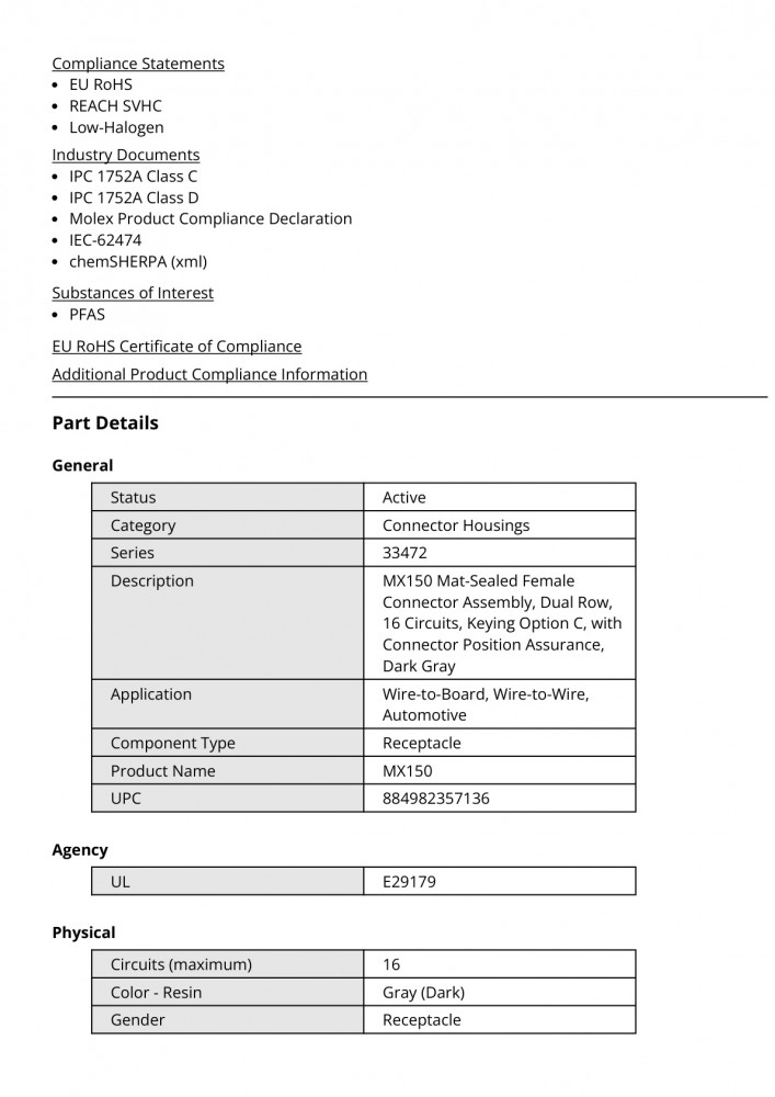 MOLEX 334721769 technical document image 2