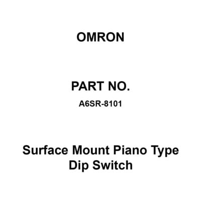 OMRON A6TR-8101 DIP Switch